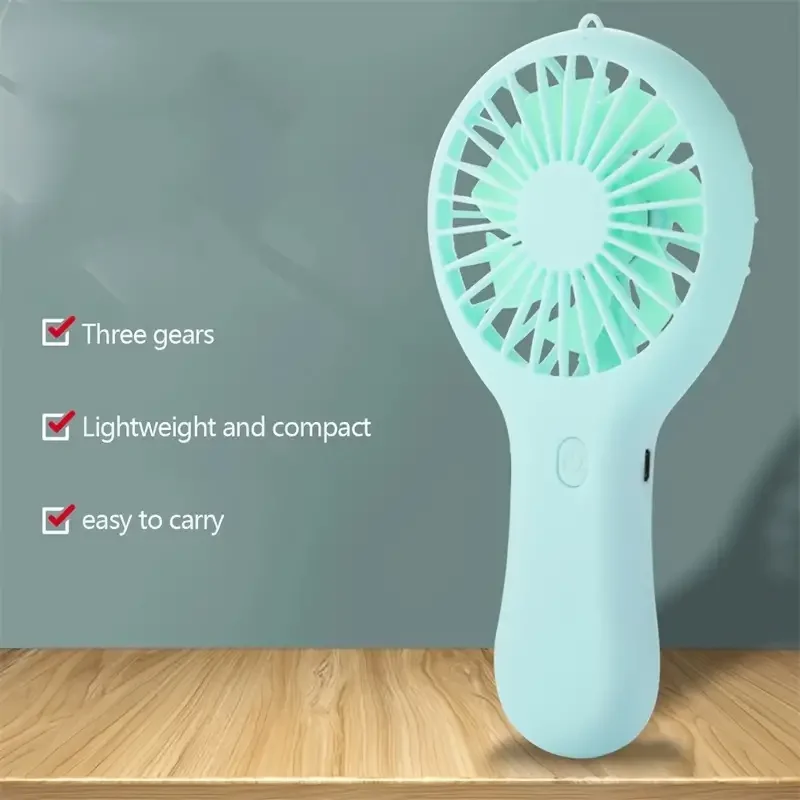 Mini-Portable-Fan-Handheld-Fan-Cute-Design-3-Speed-Personal-Small-Desk ...