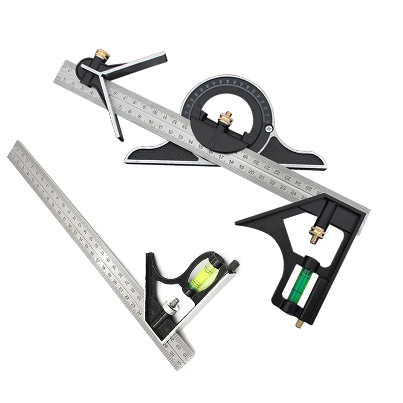 Multifunctional-Angle-Ruler-Combination-Square-Stainless-Steel-Combo ...