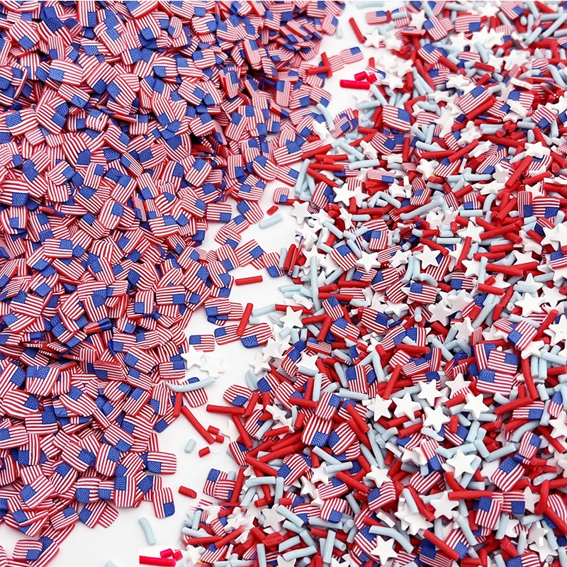 20g-American-Flag-Polymer-Clay-DIY-Pottery-Slices-For-Slime-Making-Mix ...