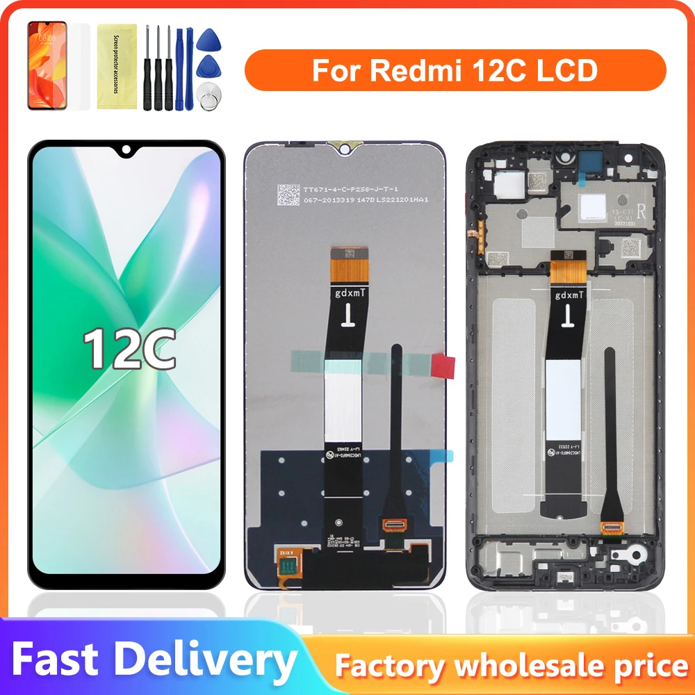 6-71-For-Xiaomi-Redmi-12C-LCD-Display-Touch-Screen-Digitizer-Assembly ...