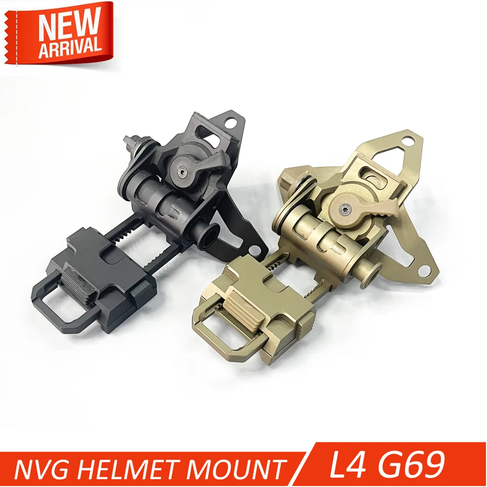NVG-Mount-L4-G69-Night-Vision-Goggles-Bridge-Helmet-Mounted-w-Shroud ...