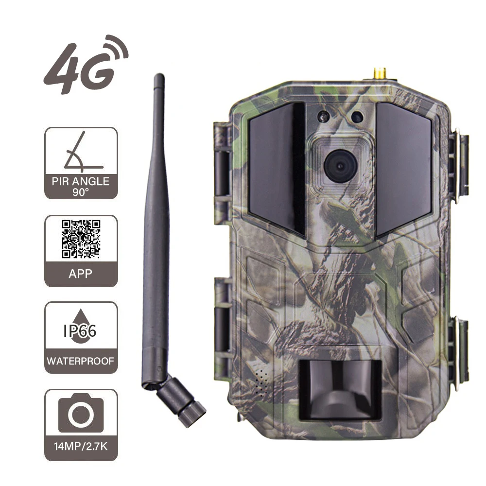 14mp 4g Hunting Trail Camera Waterproof Infrared Night Vision Pir