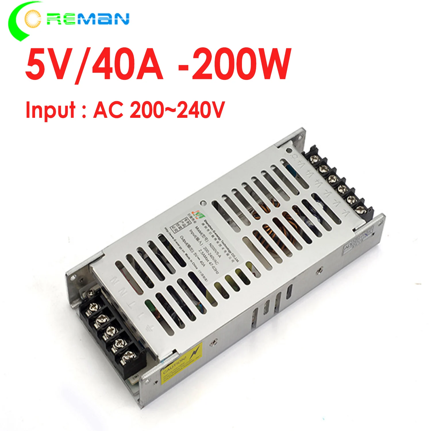 LED-display-led-module-power-supply-power-source-5V-40A-200V-100V-110v ...