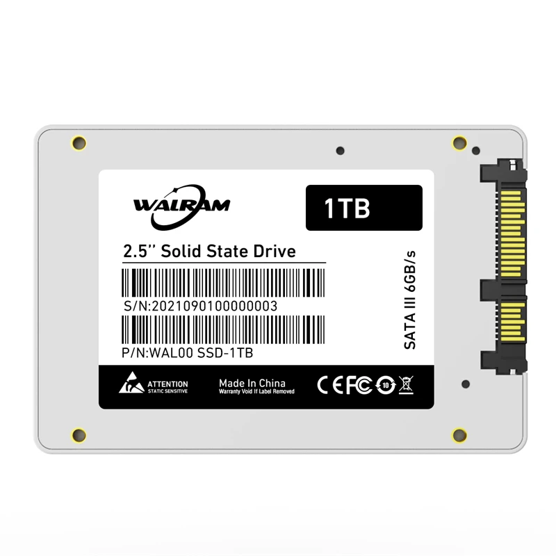 Walram 노트북 데스크탑용 하드 드라이브 디스크, SATA3 SSD, 1TB120 GB, 240 GB, 128GB ...