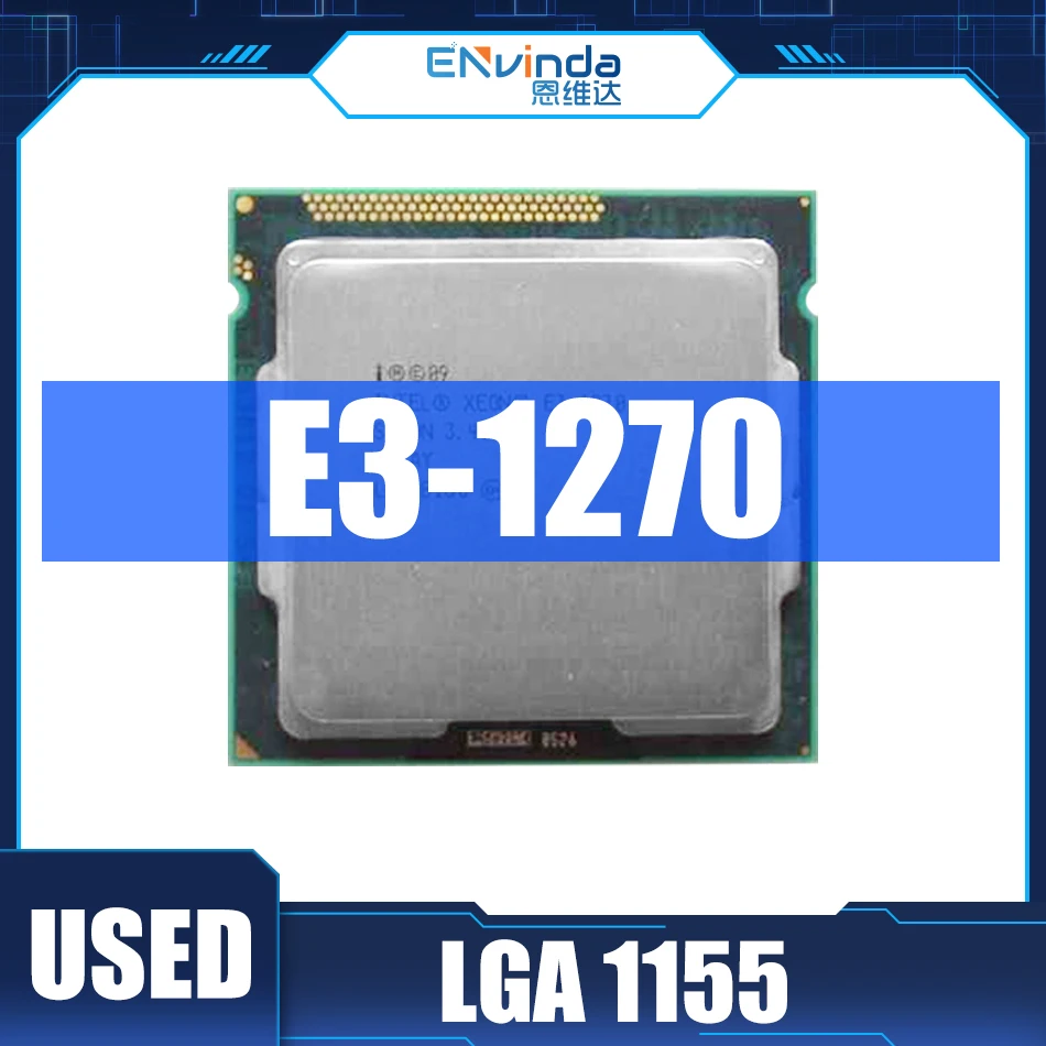 Intel Xeon CPU E3 Original usada, 1270 E3 1270, 3,4 GHz, procesador de ...