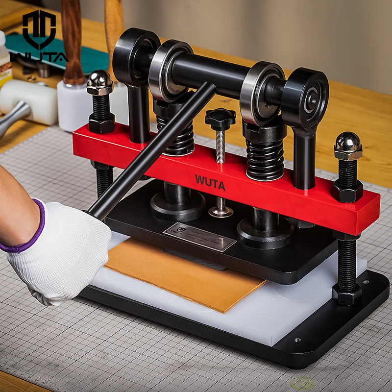 WUTA Manual Leather Die Cutting Machine Hand Pressing Cutter Embossing ...
