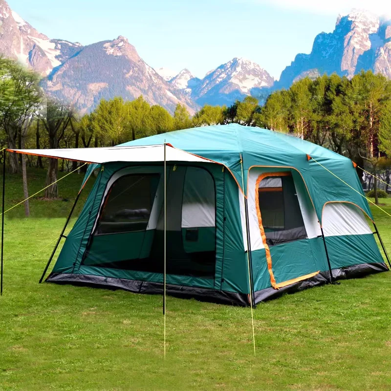 Outdoor-Camping-Tent-Portable-Rainproof-Mosquito-Proof-Double-Layer ...