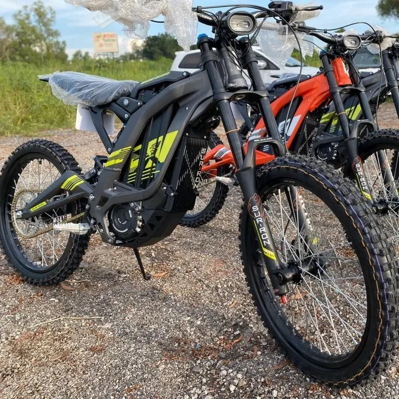 2023 orijinal suron elektrikli kir bisiklet 60v ışık arı x 6000w 90km ...