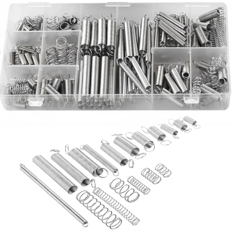 Tension-Spring-Compression-Spring-Set-in-Box-Hardware-Variedade-200pcs ...