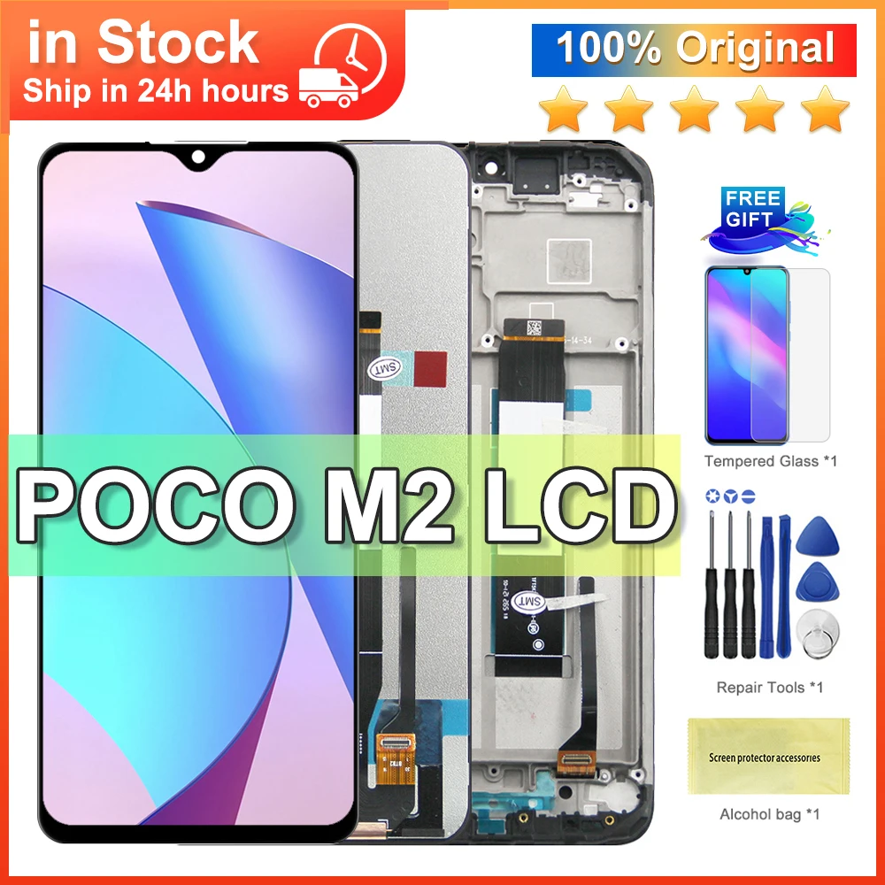 Pantalla-LCD-t-ctil-de-6-53-pulgadas-para-Xiaomi-Poco-M2-montaje-de ...