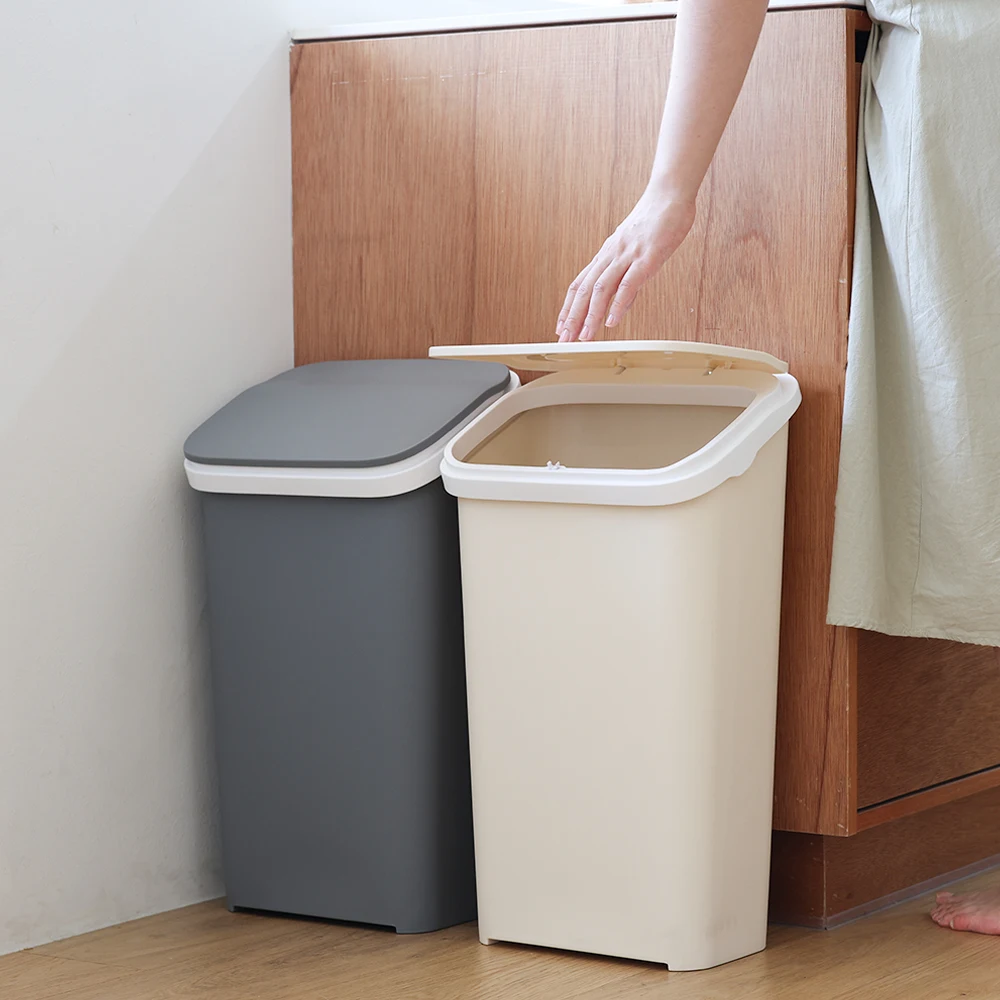 1-20L-Plastic-One-touch-Trash-Can-Office-Trash-Can-household-Trash-Box ...