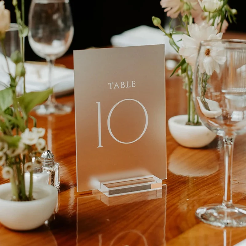 Minimalist-Frosted-Acrylic-Table-Setting-Numbers-for-Modern-Weddings ...
