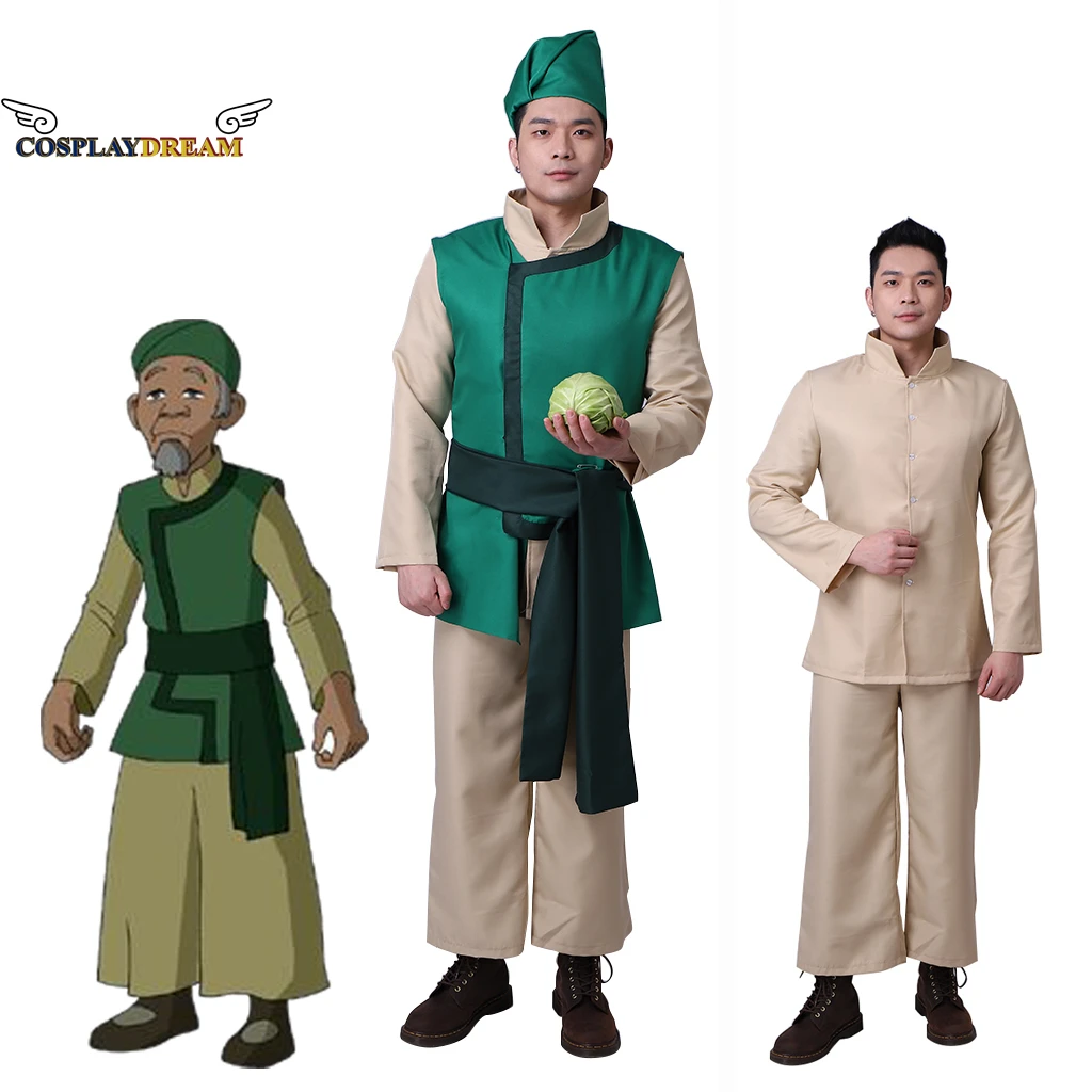 Avatar The Last Airbender Cabbage Merchant Cosplay Costume Custom Made ...