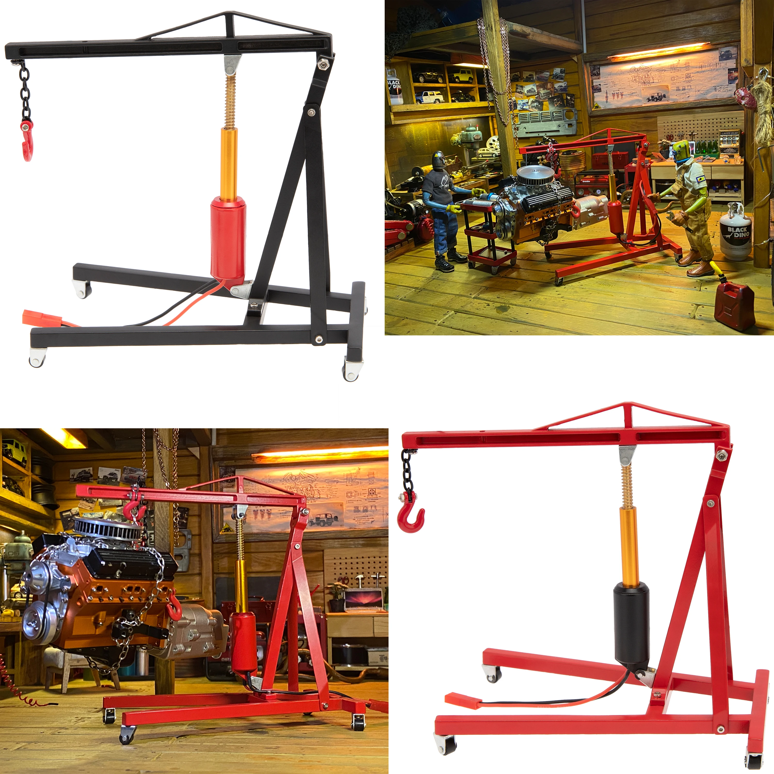 Meus-Racing-1-10-1-8-Simulation-Model-Car-Garage-Series-Engine-Hoist ...