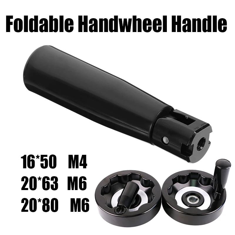 1PC M4 M6 Foldable Handwheel Handle Revolving Handle Revolving ...