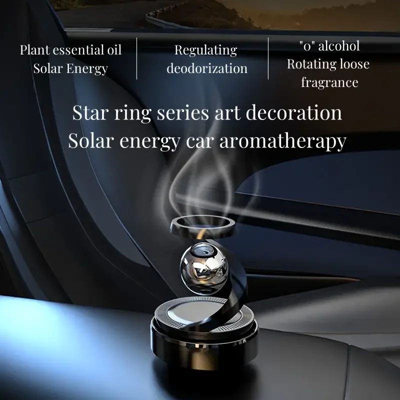 Solar-Powered-Car-Diffuser-Aromatherapy-Perfume-Levitating-Rotator-Long ...