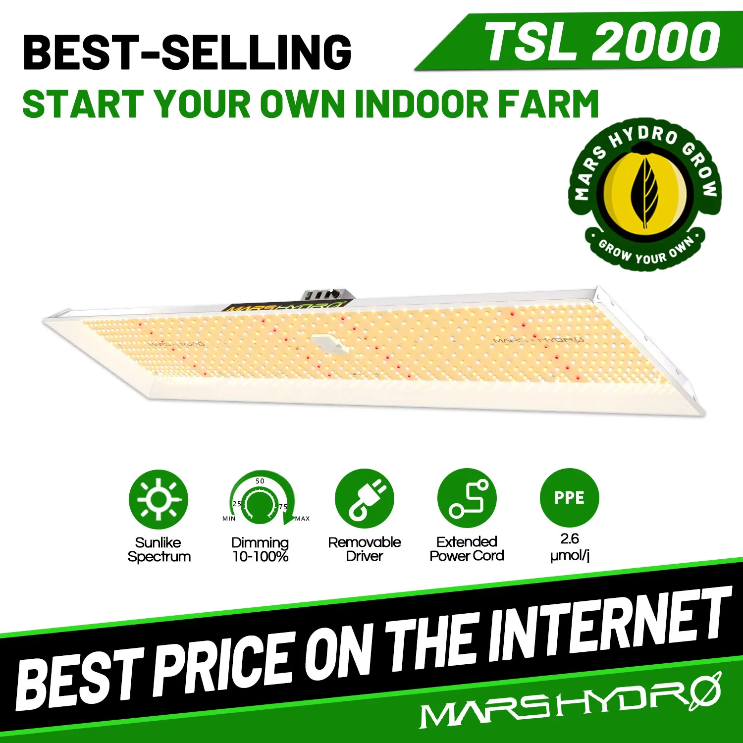 Mars Hydro Led Grow Light | Hydroponic System Tent | Hydro Growing ...