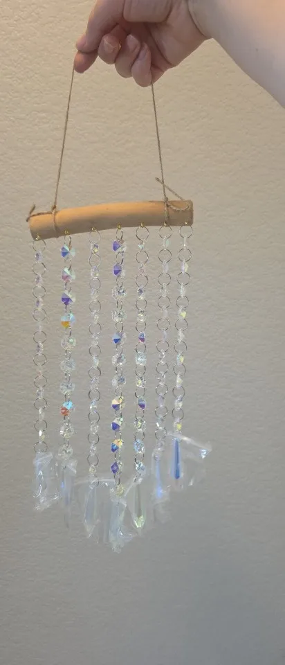 Crystal Rain Suncatcher – Quiet Prism