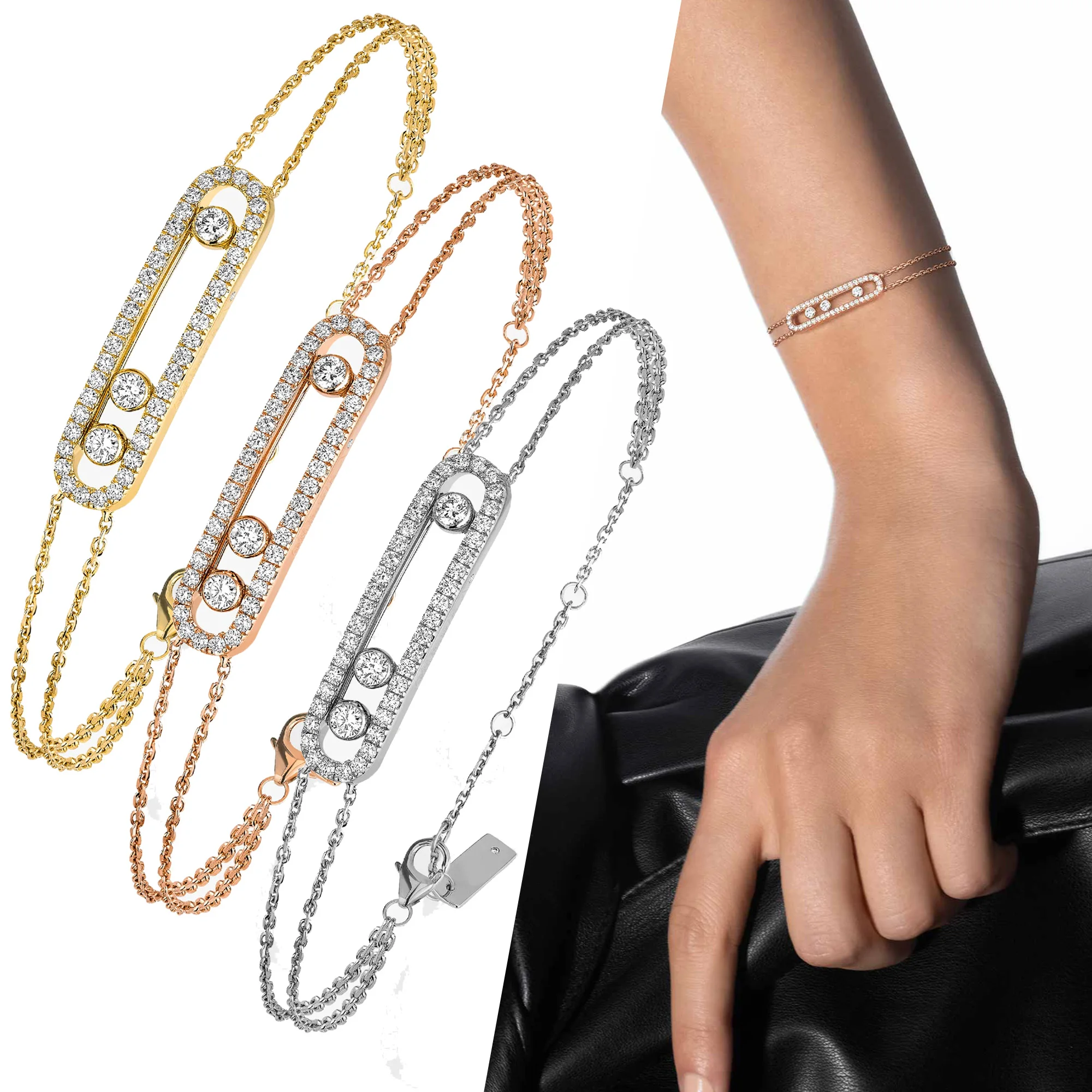 Classic-European-and-American-double-layer-inlaid-full-diamond ...