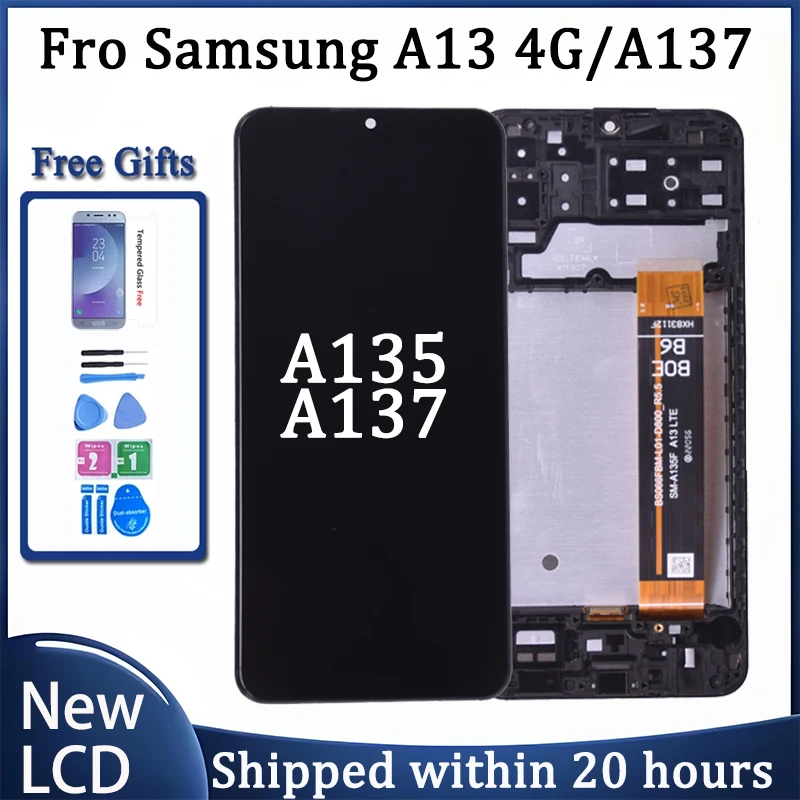 Pantalla A13 4G para Samsung A13 4G A135 pantalla LCD con montaje de ...