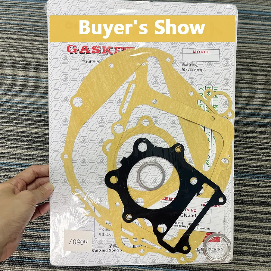 Complete-Cylinder-Head-Overhaul-Gasket-Set-for-Suzuki-GN250-GZ250 ...