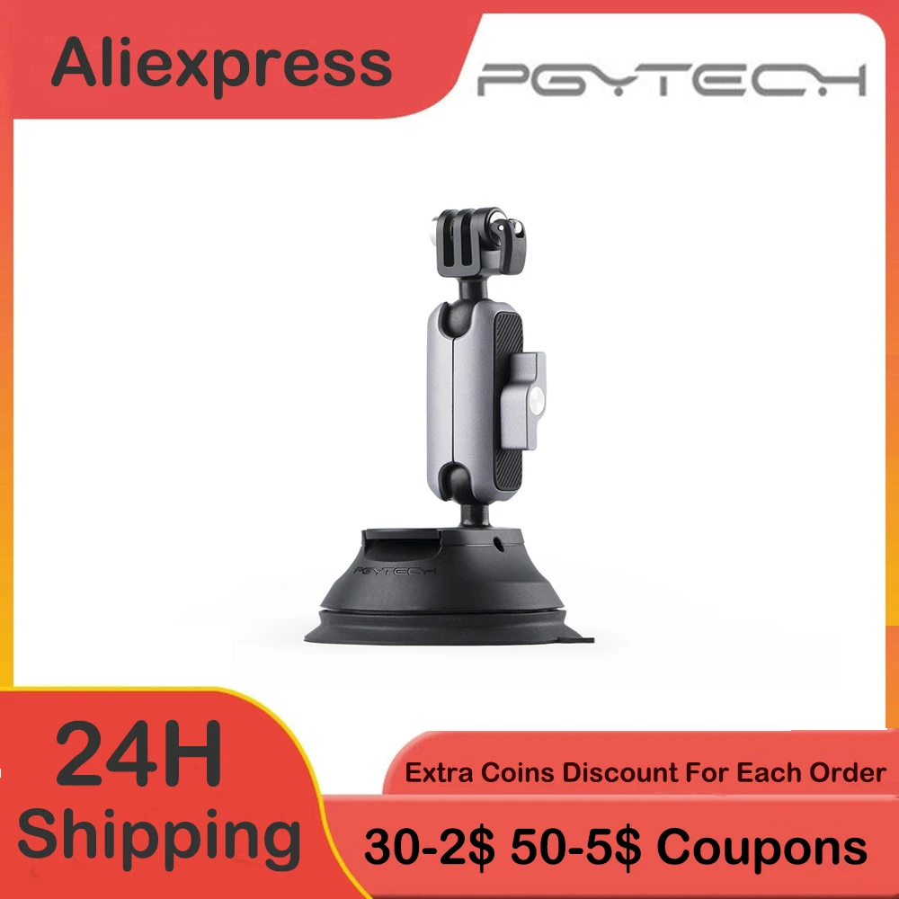 Pgytech Suction Cup Mount Car Sucker Holder 360 Degree Rotate For Dji ...