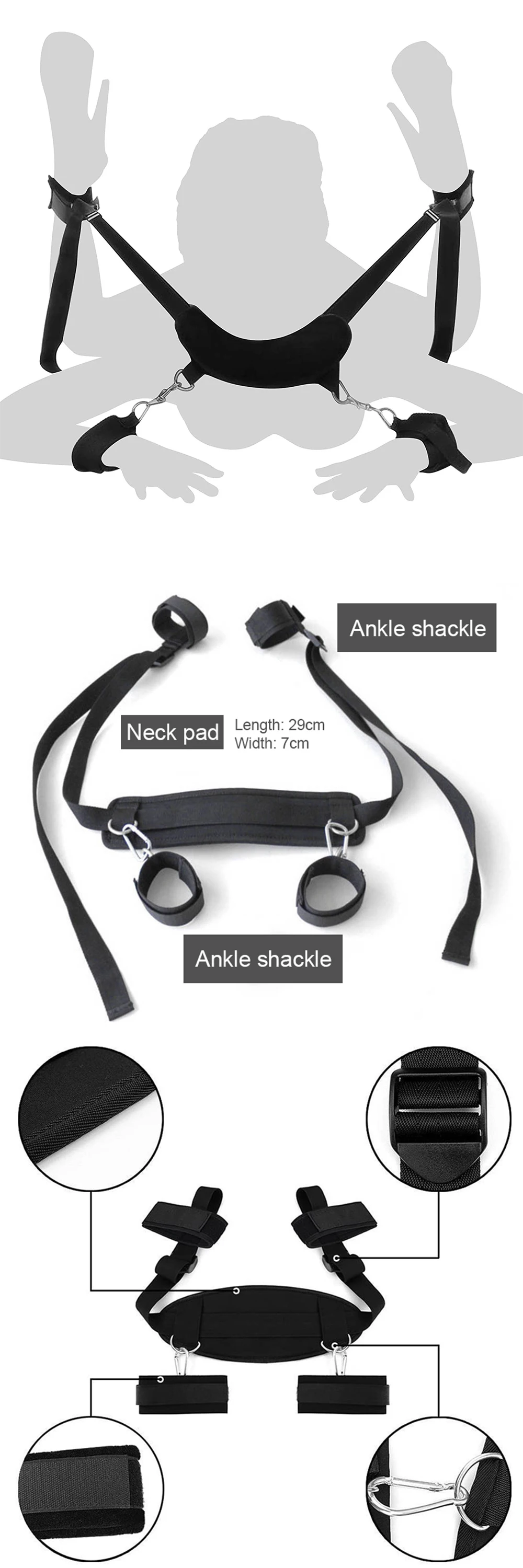 Sex Beds Straps | Bondage Restraint System – Gflashy