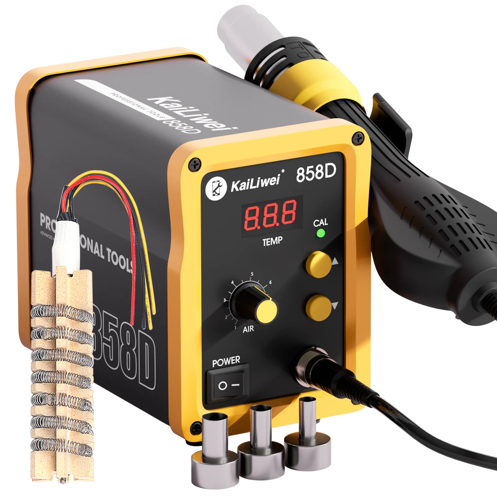 Kailiwei-Hot-Air-Gun-858D-700W-BGA-Rework-Solder-Station-Soldering-Heat ...