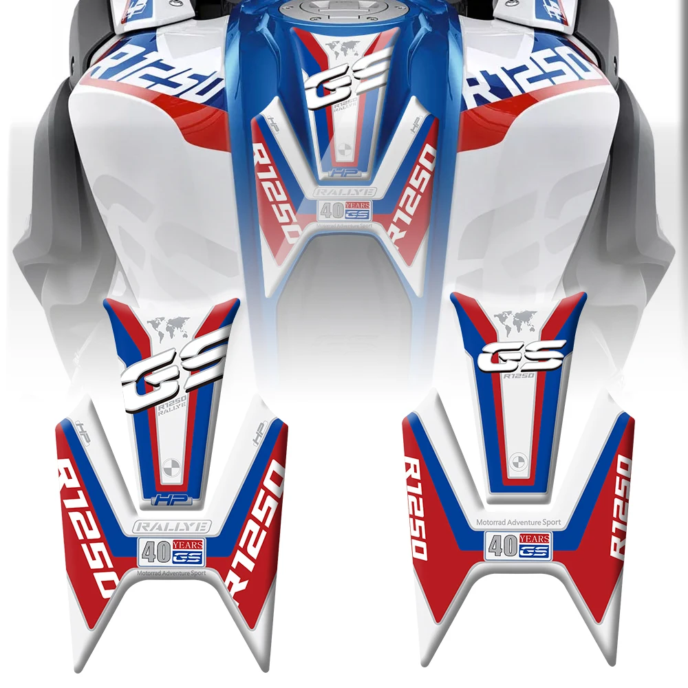 For Bmw R1250gs Adventure 40 Years Gs Blue Red White 2019 2020 2021 ...
