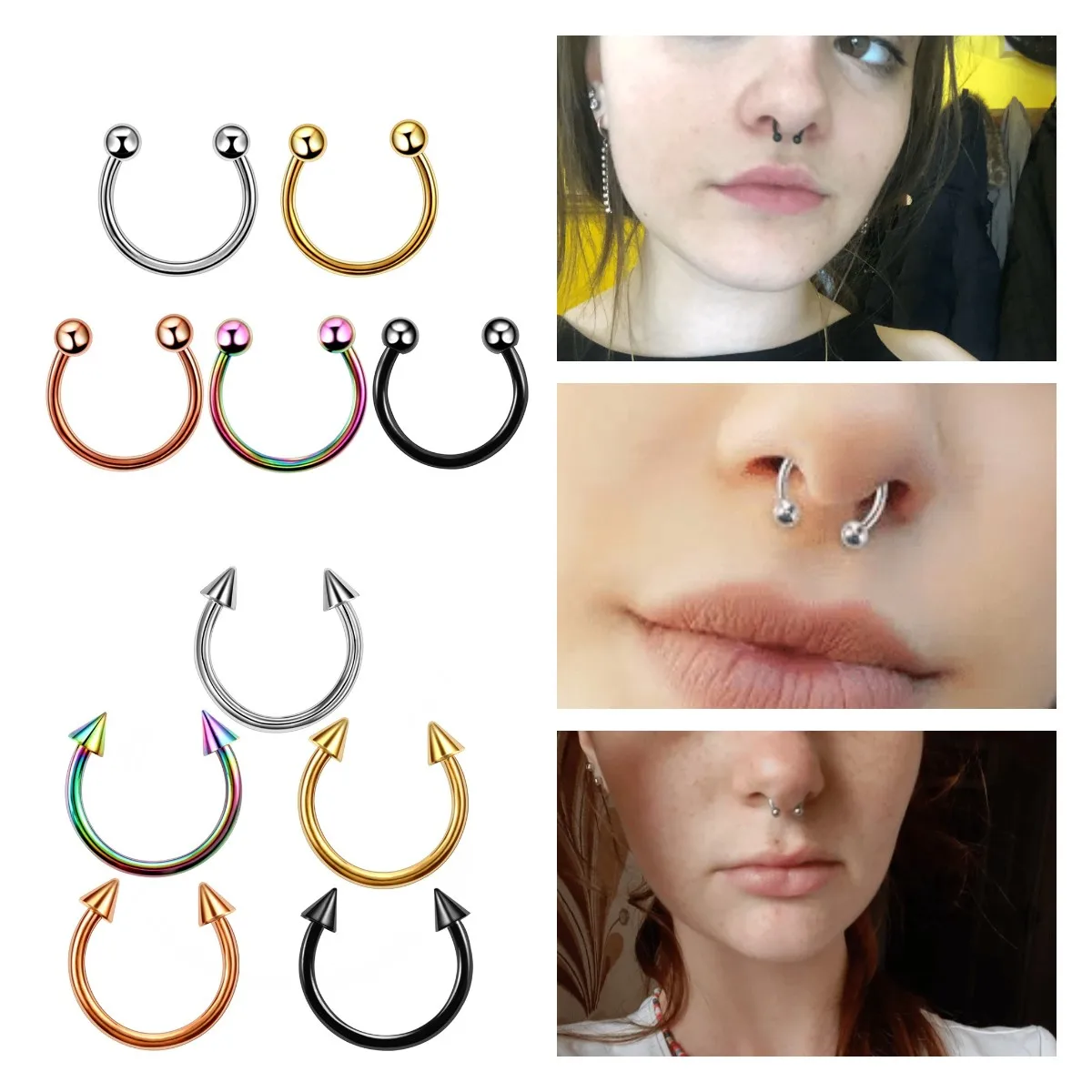 Types Of Nose Hoop Rings