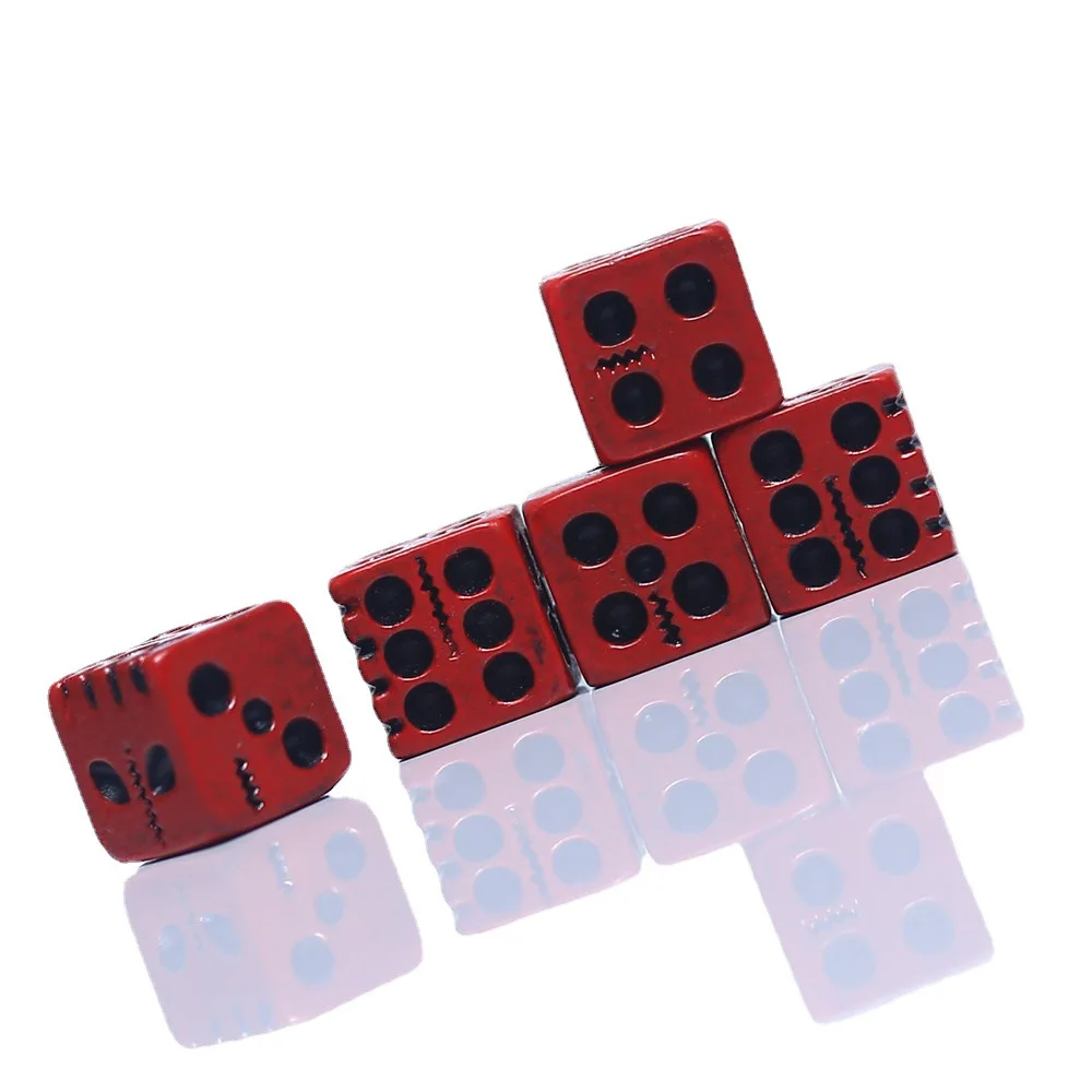 5PCS-Halloween-Monster-Dice-D6-Monster-Dice-Cute-Devil-Resin-Monster ...