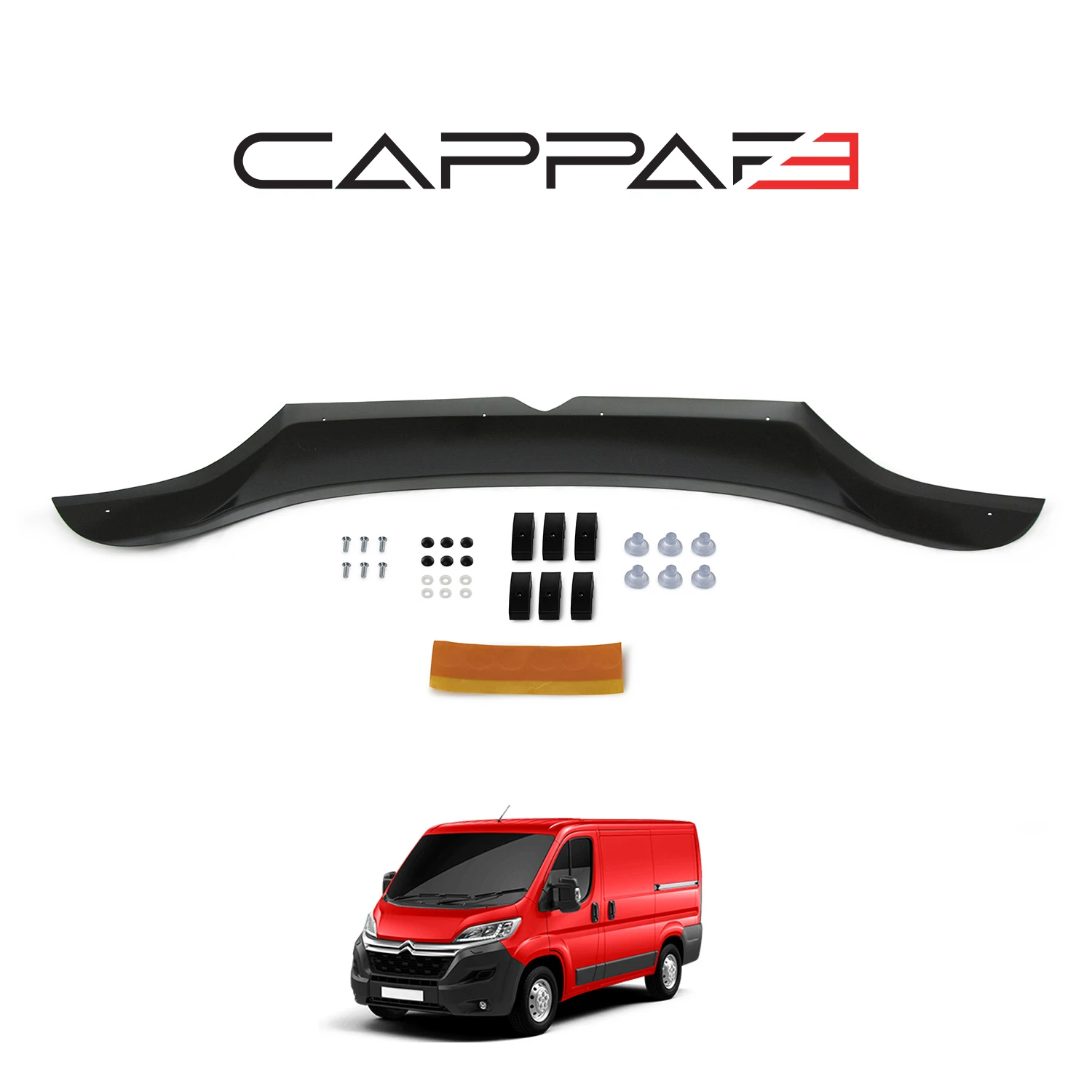 FOR-Citroen-Jumper-2014-TO-2023-Front-Hood-Protection-Spoiler-Front-Bug ...