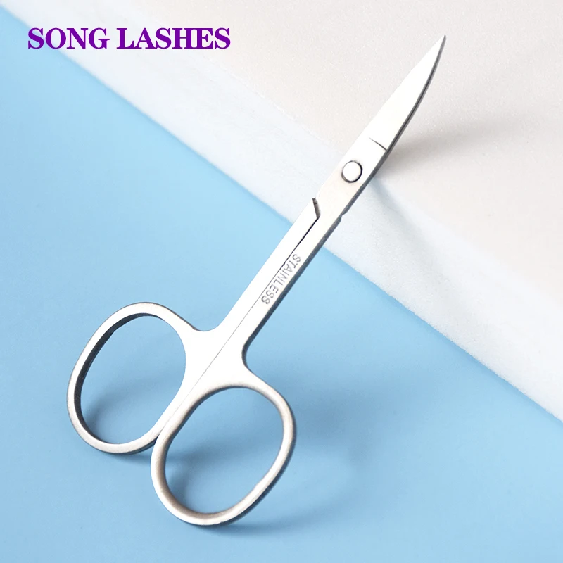 Song Lashes Stainless Steel Eyelash Scissors Eyelash Extensions High ...