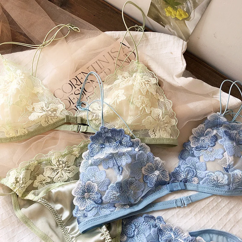 Women-Sexy-Triangle-Cup-Lingerie-French-Ultra-Thin-Lace-Flowers ...