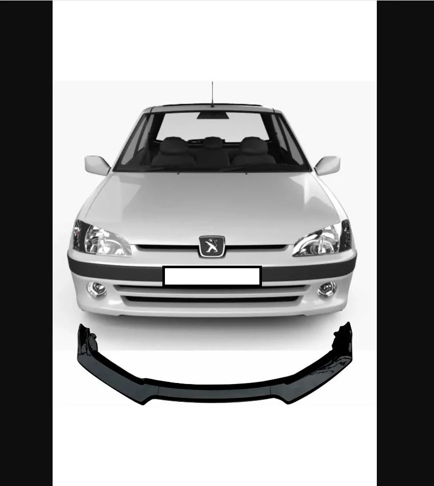 For-Peugeot-106-Front-Bumper-Attachment-Splitter-Universal-Front-Lip ...