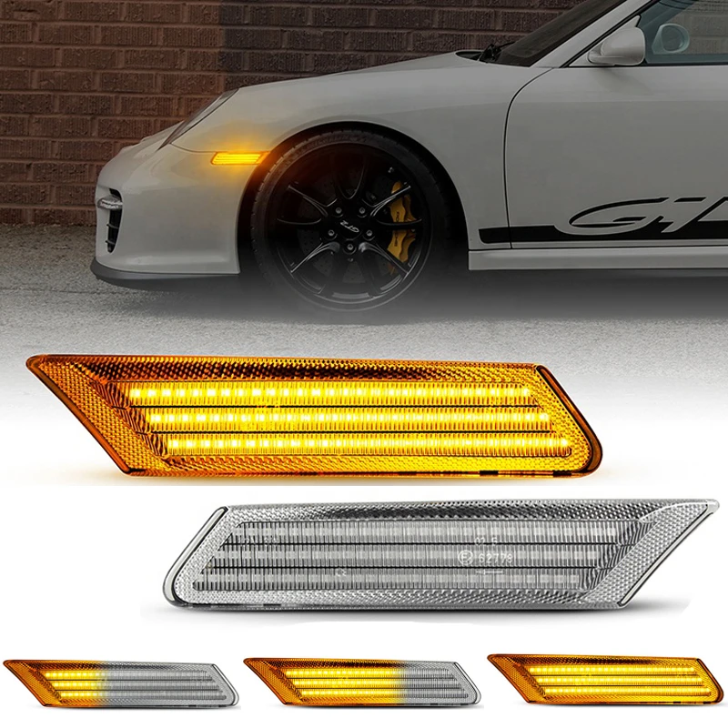2X Dynamic LED Side Marker Turn Signal Car Blinker Indicator Light For ...