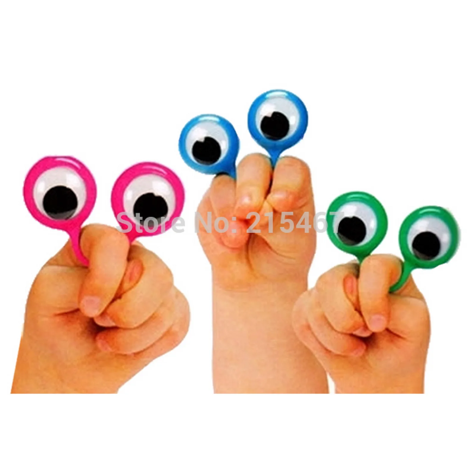 24pc Free Shipment Finger Eye Googily Eyes Puppets Kids Birthday Party ...