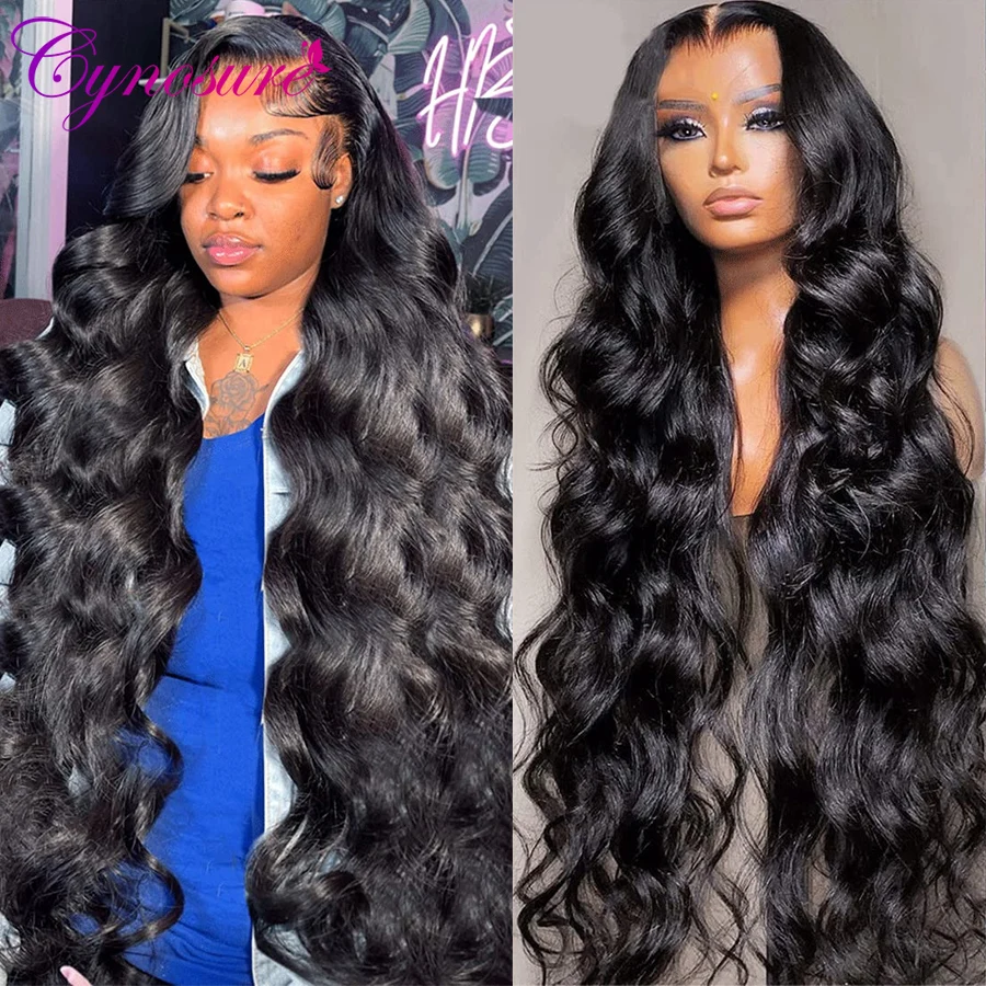 HD Lace Front Human Hair Wigs Body Wave 13x4 13x6 Transparent Lace ...