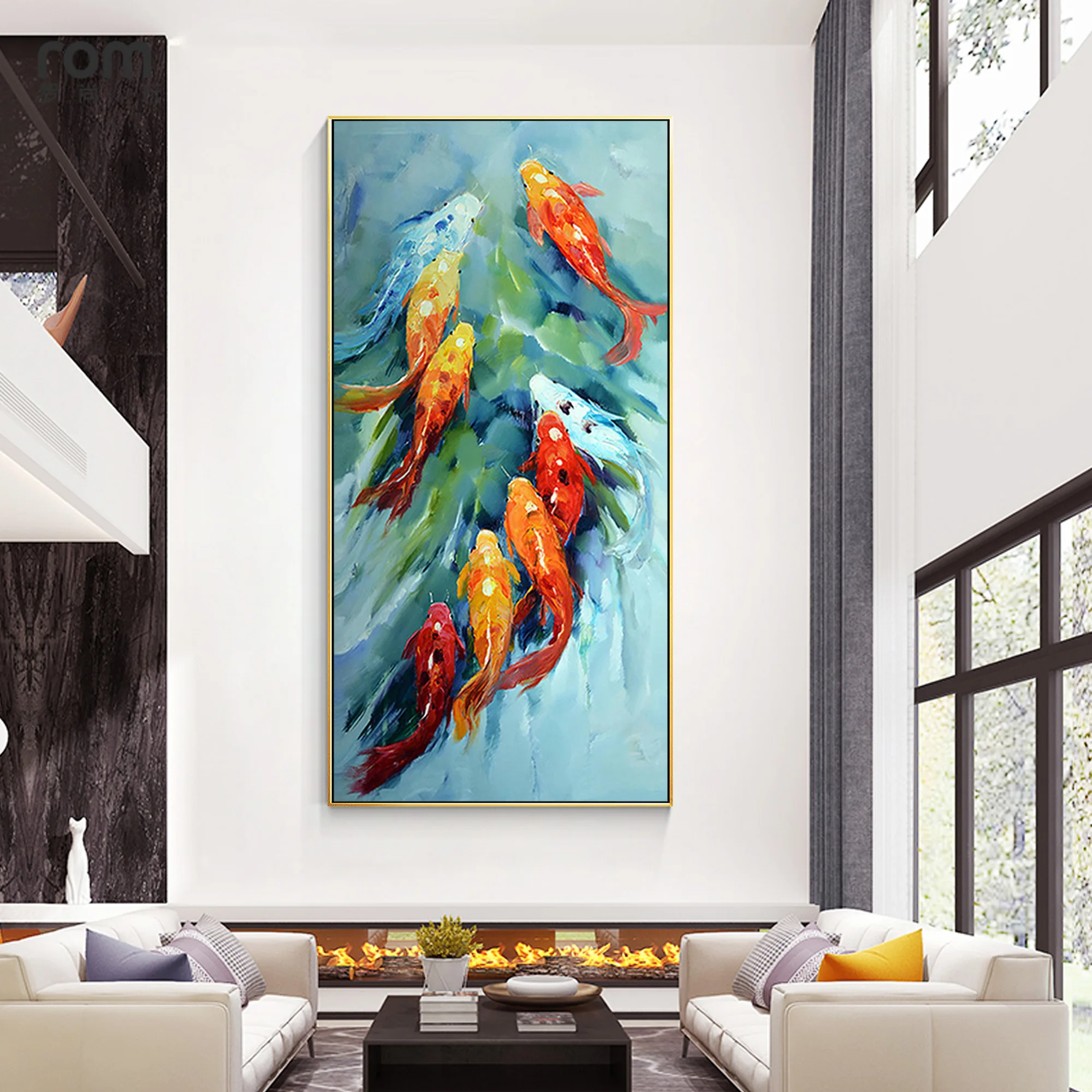 Koi Fish Painting Feng Shui