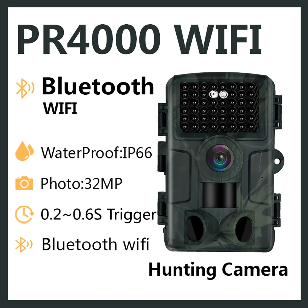 32MP-WIFI-Hunting-Trail-Camera-PR4000-Waterproof-Motion-Detection ...