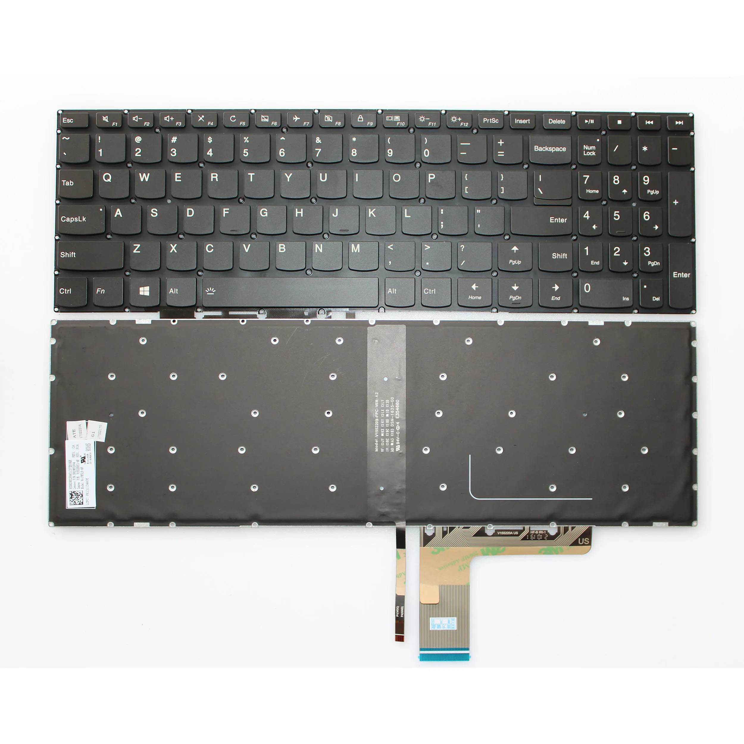 New US Backlit Keyboard for Lenovo Ideapad 310 15 510 15 510 15ISK 510 ...