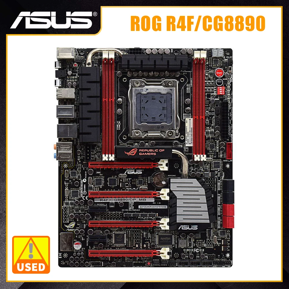 ASUS ROG R4F/CG8890 키트 X79 마더 보드 마이닝 마더 보드 LGA 2011 DDR3 32GB 2133MHz ...