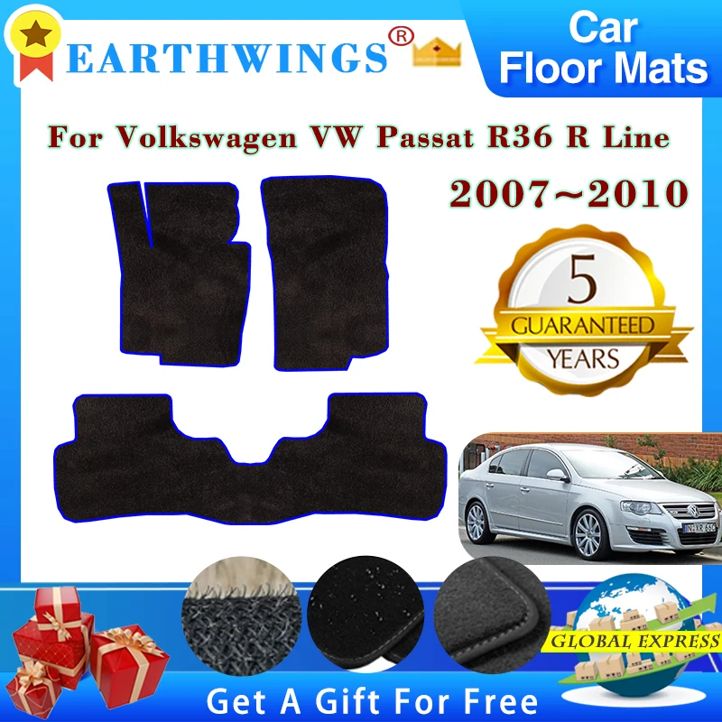 Car-Floor-Mats-For-Volkswagen-VW-Passat-R36-R-Line-B6-2007-2010-Carpets ...