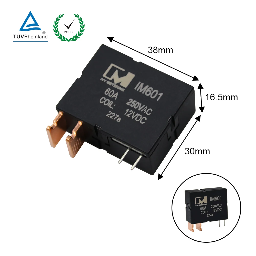 IVY-IM601-Electromagetic-Relais-Pulse-Driven-12V-60A-Control-Bistable ...