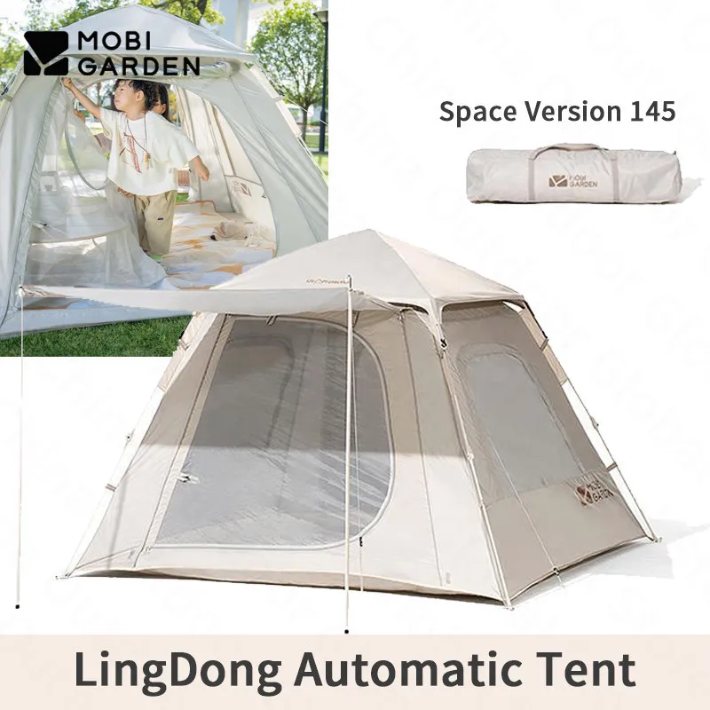 Mobi-Garden-145-Version-Outdoor-Automatic-Tent-3-4-Persons-Family-Park-Picnic-Tent-Fiberglass ...