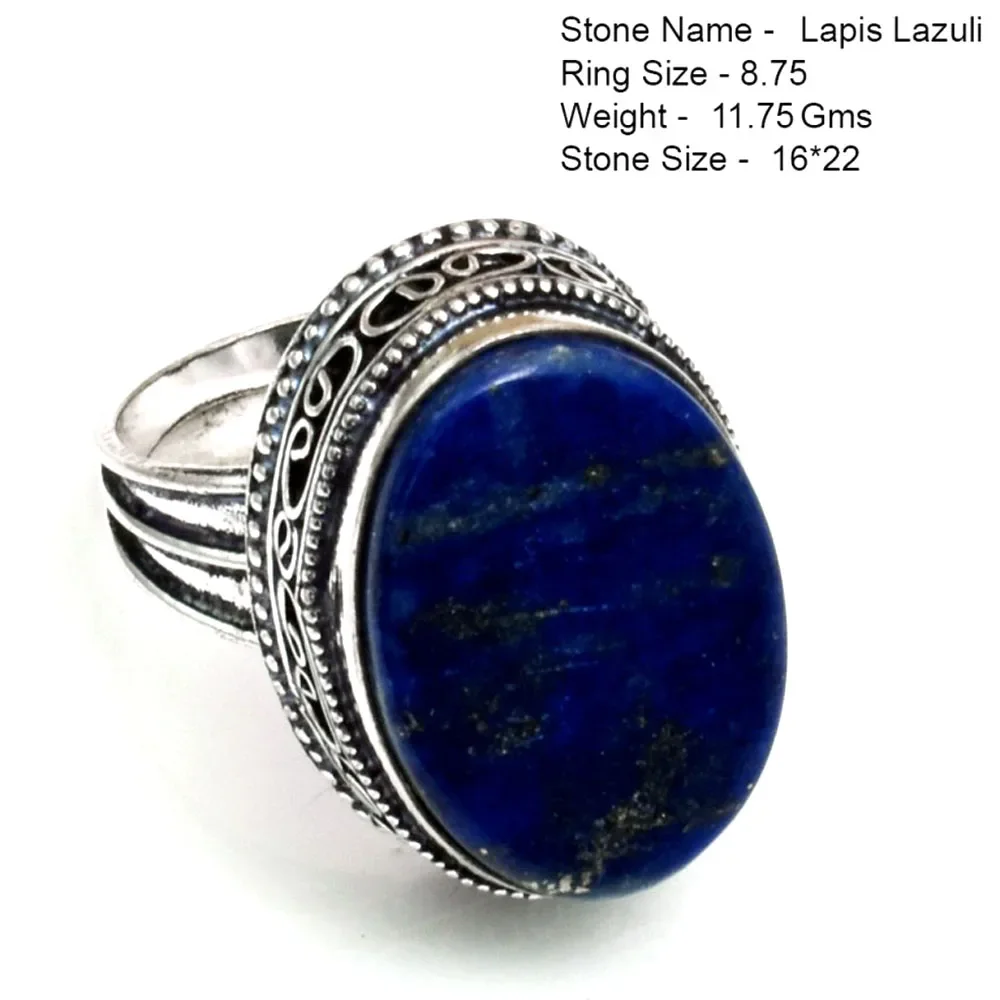 Antique-Ring-Genuine-Rhodonte-Labradorite-Emerald-Ruby-Pyrite-Edulite ...