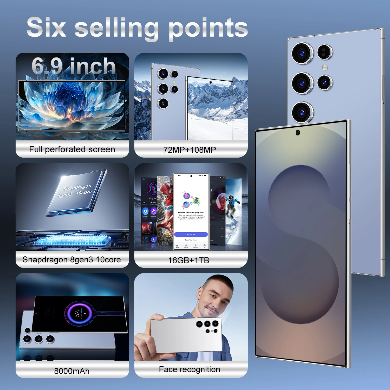 2025 Global version Mobile Phones S25 Ultra 6.9HD Cellphones 22G+2T ...
