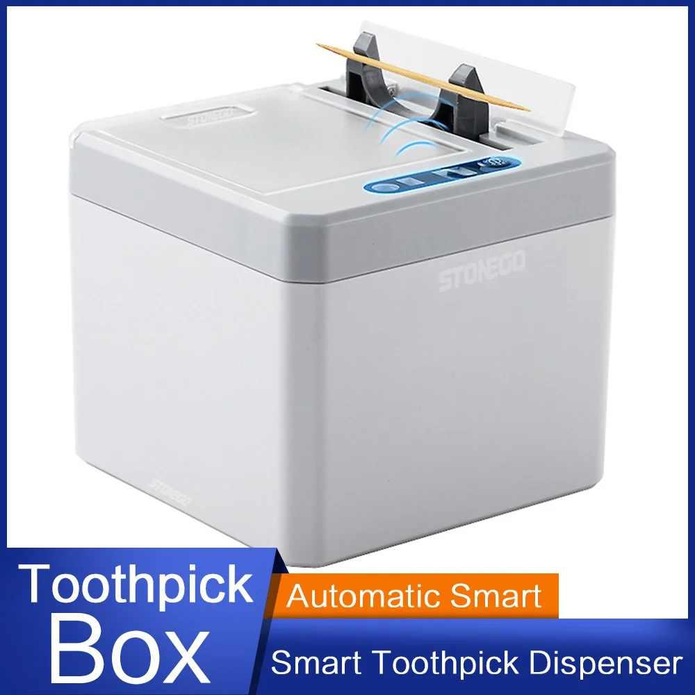 Smart Toothpick Dispenser Infrared Sensor Toothpick Box Home Restaurant Office Automatic ...