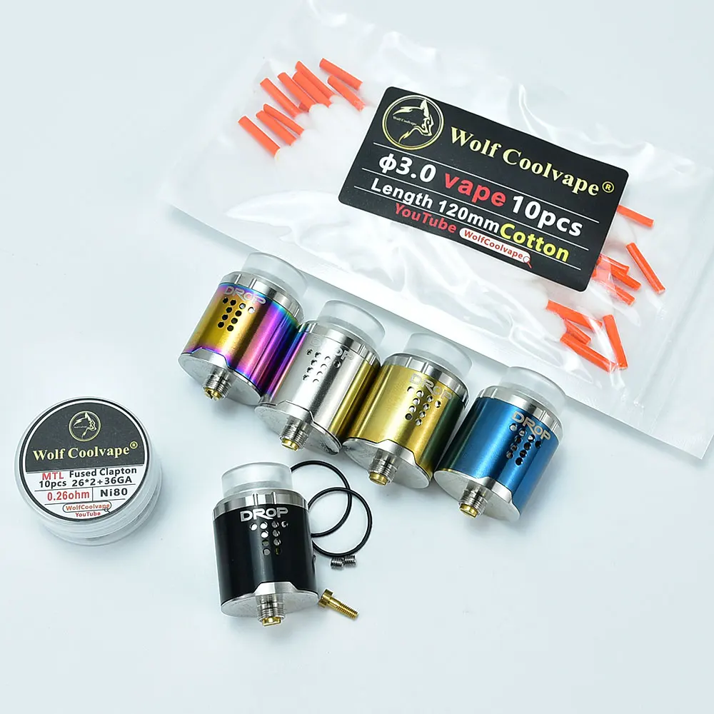 DROP-RDA-tank-24mm-Atomizer-Single-Coil-or-Dual-Coils-Vape-rda-E ...