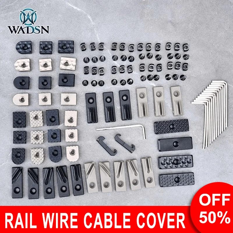 Wadsn-Tactical-M-LOK-Keymod-20mm-Picatinny-Rail-Cover-Wire-Cable ...
